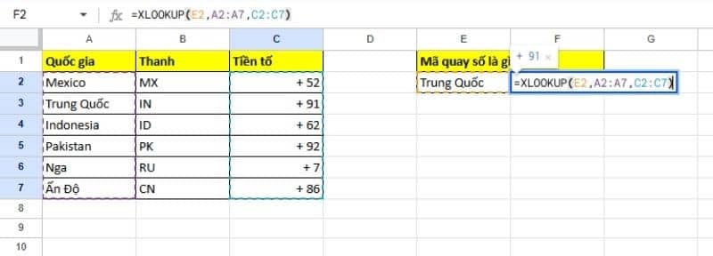 Hàm XLOOKUP trong Excel: Công thức và cách dùng cực đơn giản