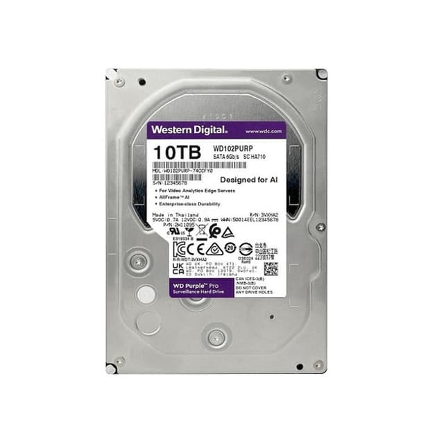 Ổ cứng HDD WD Purple Pro 10TB 3.5 inch (WD102PURP) | Giá rẻ, trả góp 0%