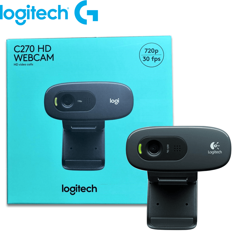 Webcam Logitech HD C270 tích hợp Mic giảm khử tiếng ồn | Giá rẻ, trả góp 0%